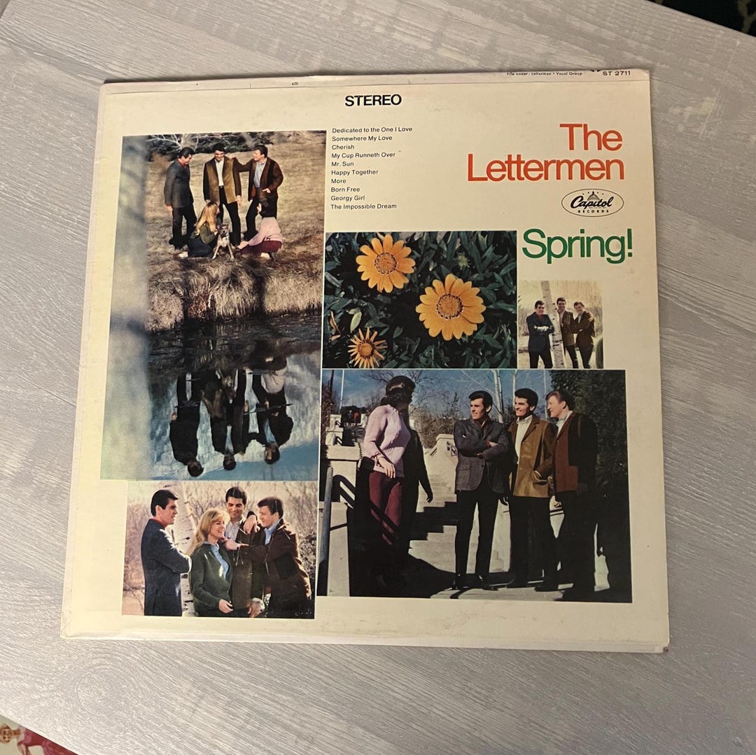 The Lettermen "spring" Vinyl - Etsy