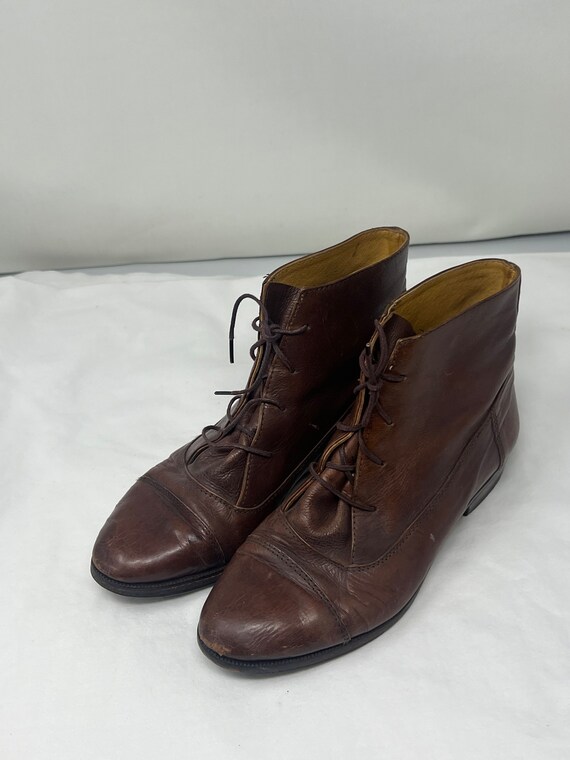 vintage italian boots brown - Gem