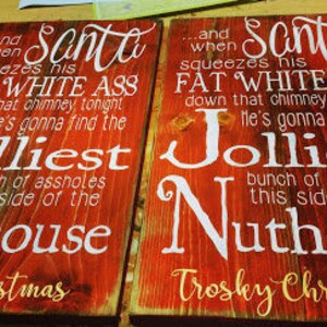 Wood Sign Rustic Style Christmas Vacation Quote: Custom FAMILY - Etsy