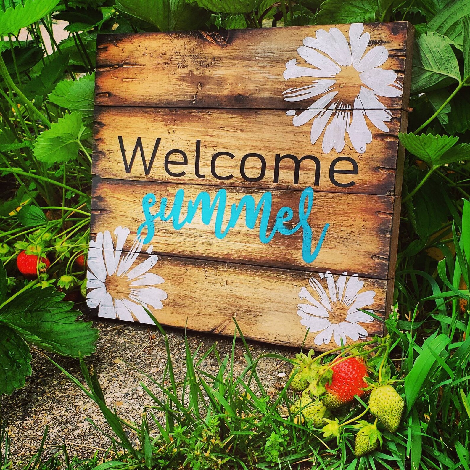 Welcome Summer Wooden Pallet Style Welcome Sign - Etsy
