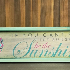 Be the Sunshine framed Bohemian Wood Sign - Etsy