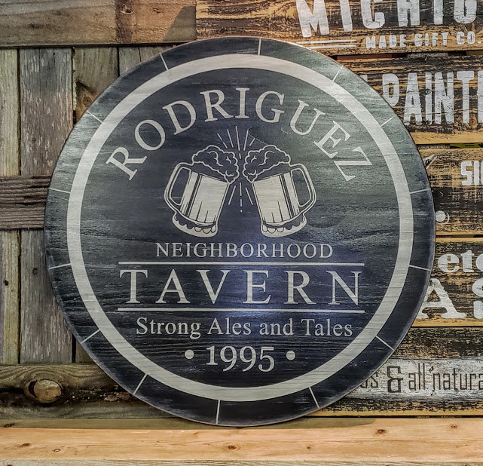 Bar Sign. Custom Wood Sign. Custom Tavern Custom Wine Custom - Etsy