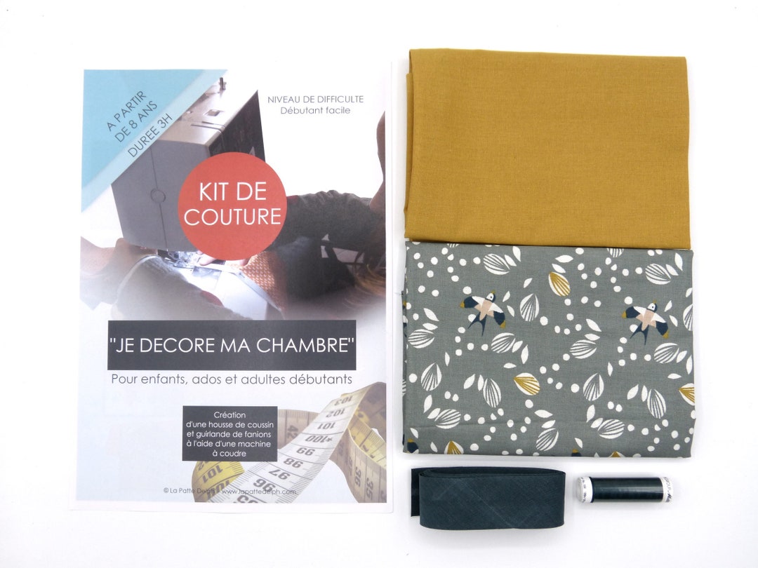 Kit couture pour enfant, ado, adulte débutants, fabrication d'un ...