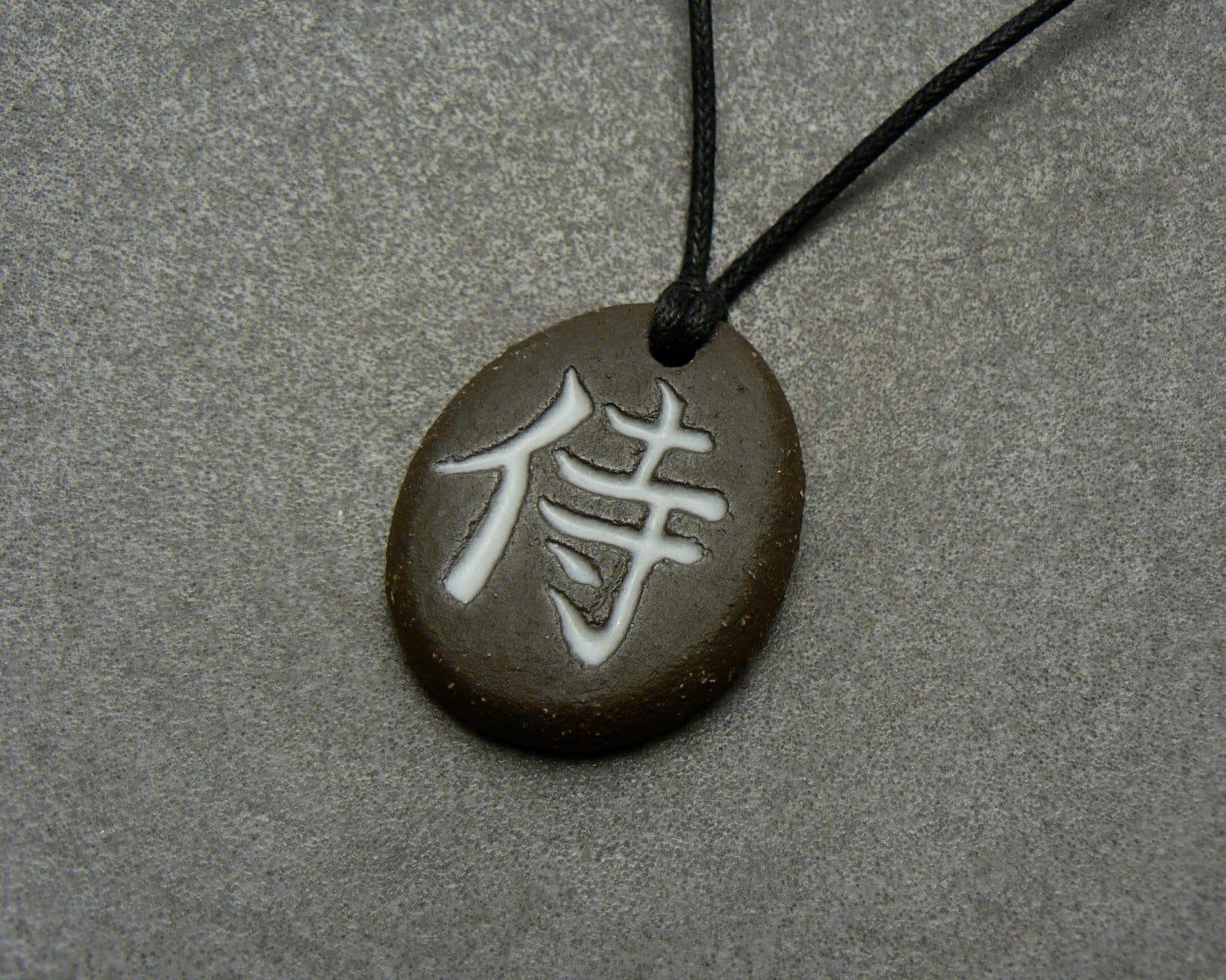 Samurai Japanese Kanji Necklace Japanese Jewelry Japanese | Etsy