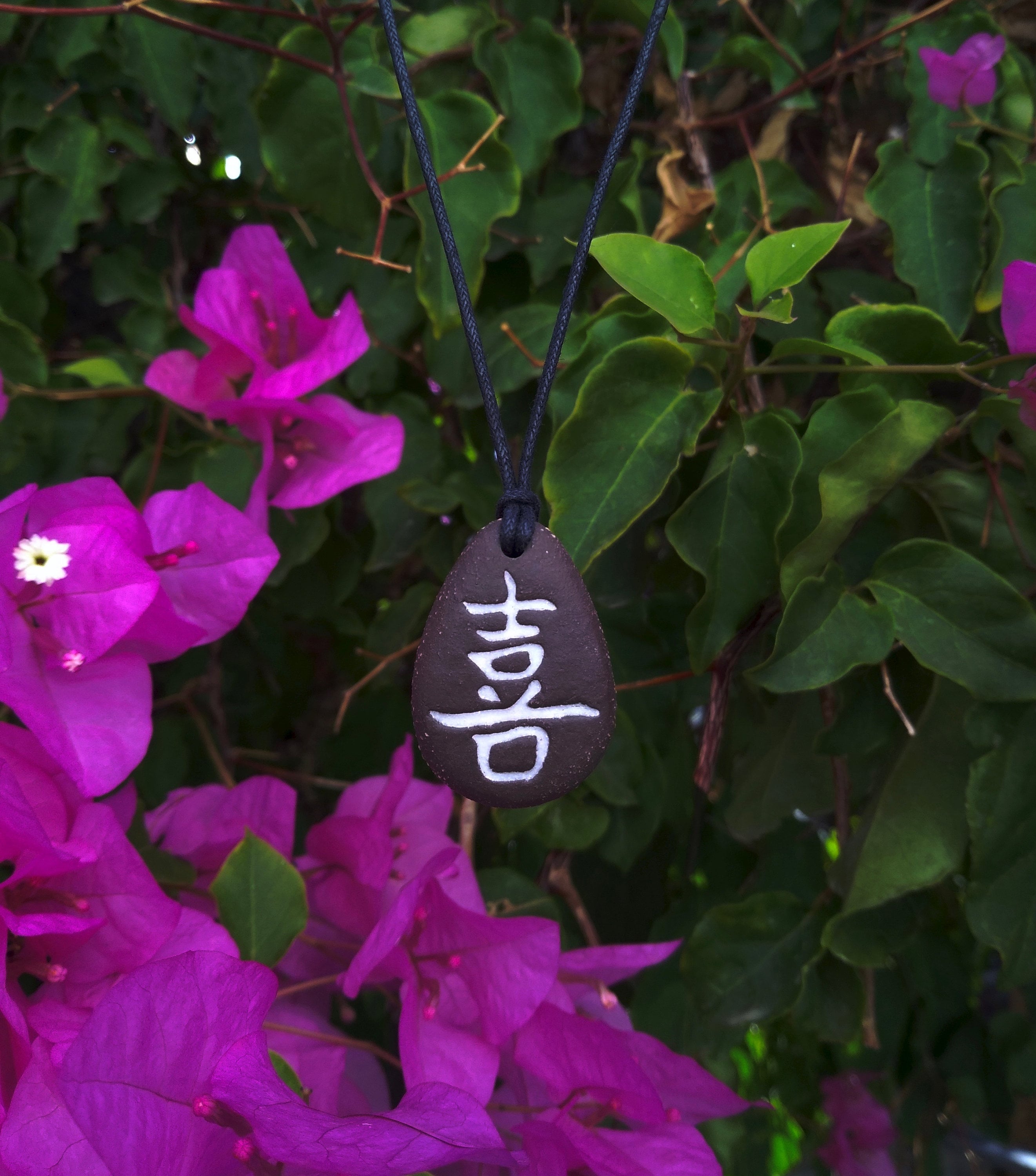 Japanese necklace Joy Japanese jewelry Japanese | Etsy