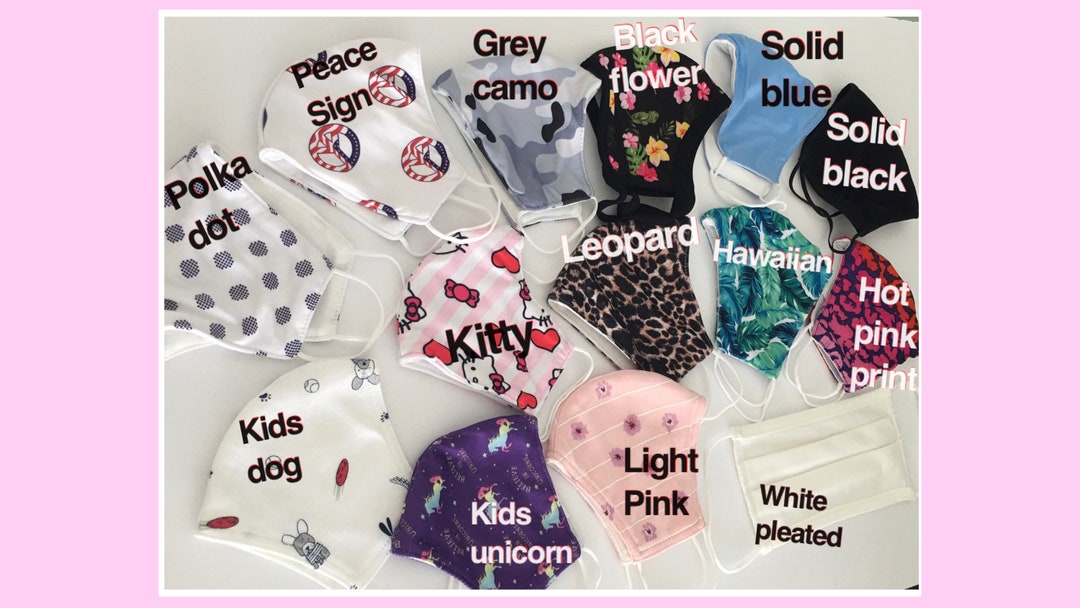 6 PACK MASKS Your Choice - Etsy
