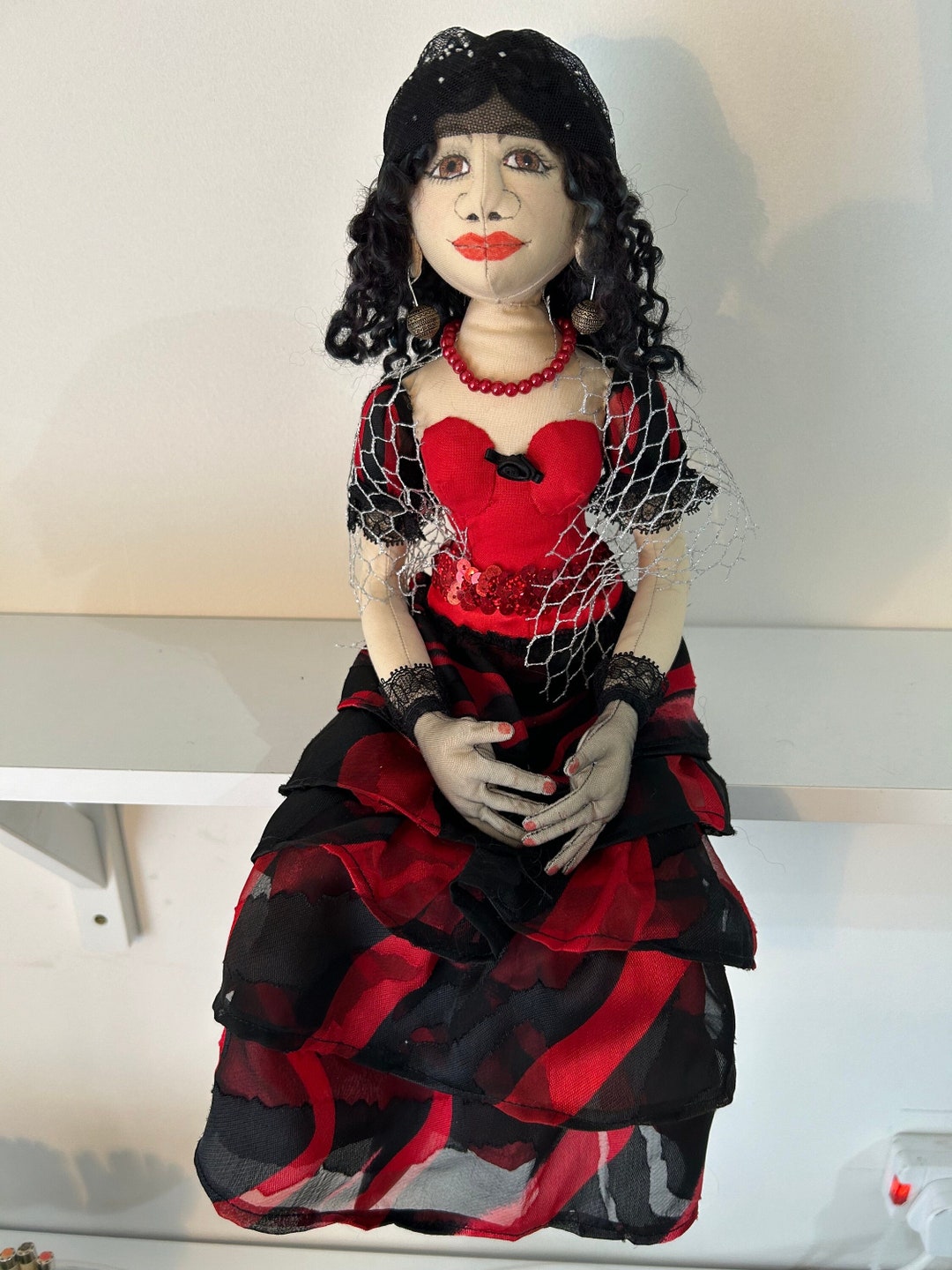 Handmade Cloth Art Gypsy Doll. - Etsy