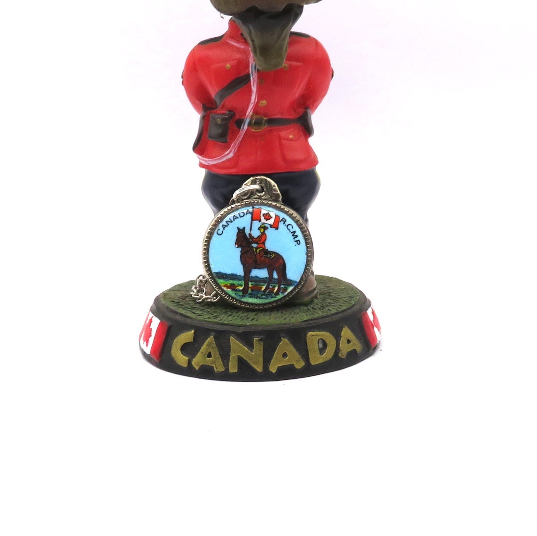 RCMP Necklace Silver RCMP Pendant Patriotic Canadian - Etsy Canada