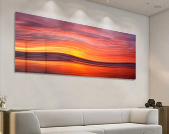 Panoramic Modern Contemporary HD Metal Wall Art | Etsy