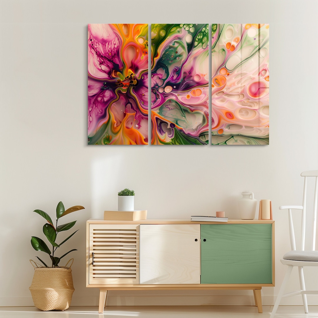 Spring Bright Colors Wall Art Metal Print Decor - Etsy