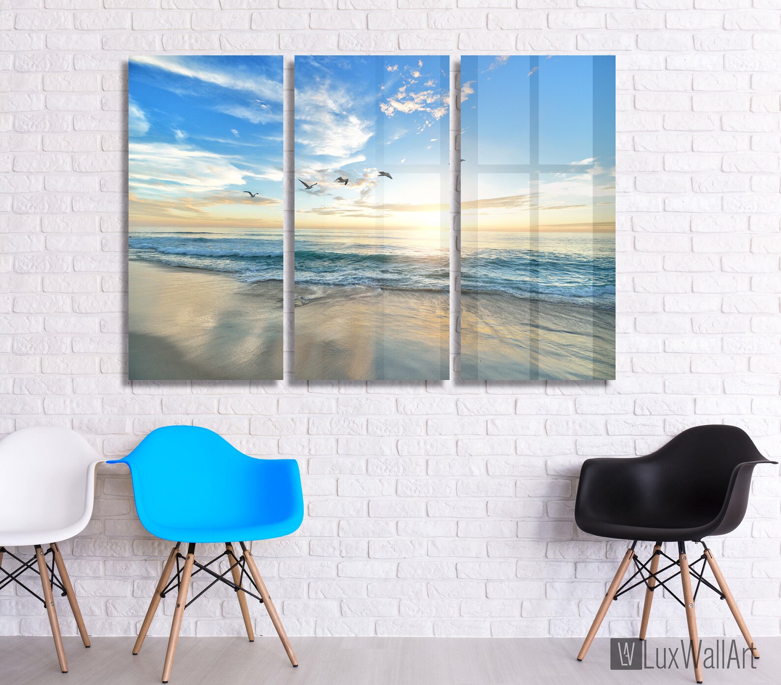 Sunrise Beach Wall Art Metal Print Decor Ready to Hang - Etsy