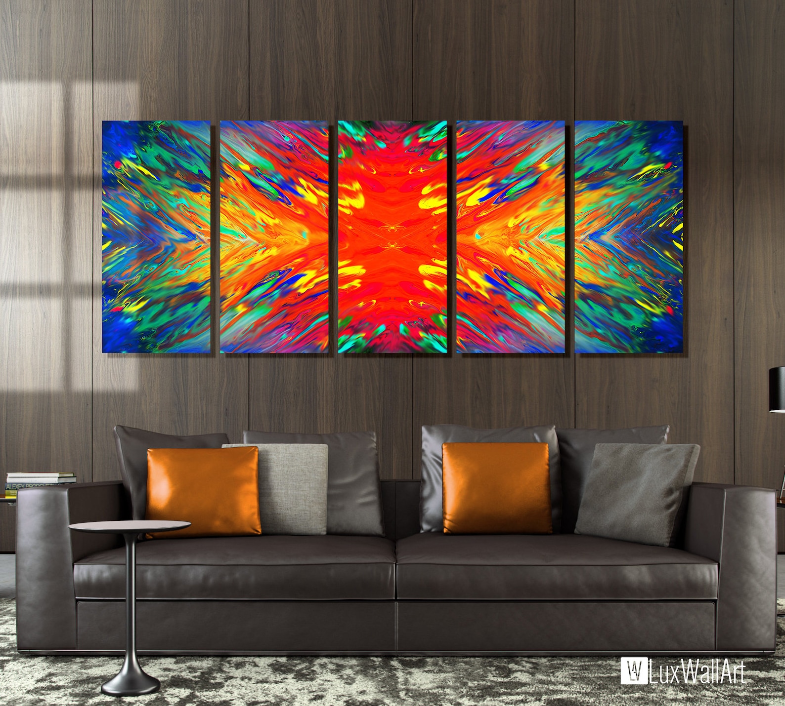 Colorful Metal Wall Art Decor Ready to Hang - Etsy