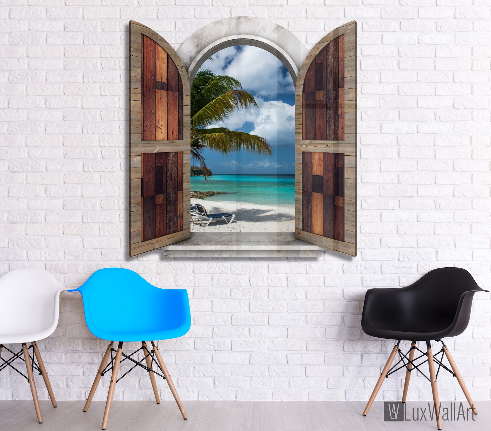 Ocean Window View Metal Print Decor Ready to Hang - Etsy
