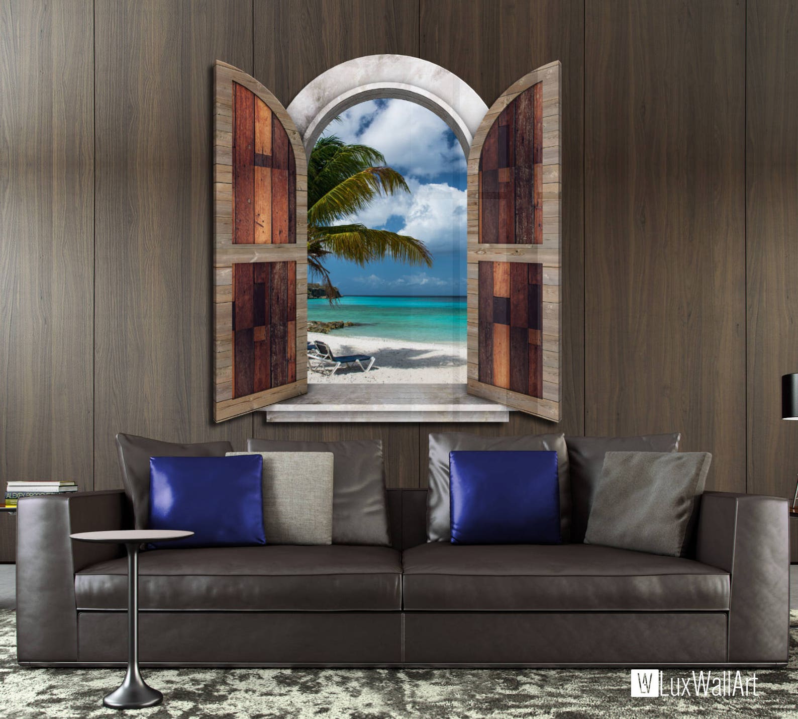Ocean Window View Metal Print Decor Ready to Hang - Etsy