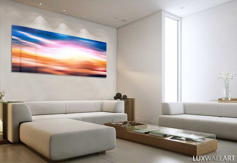 Panoramic Modern Contemporary HD Metal Wall Art - Etsy