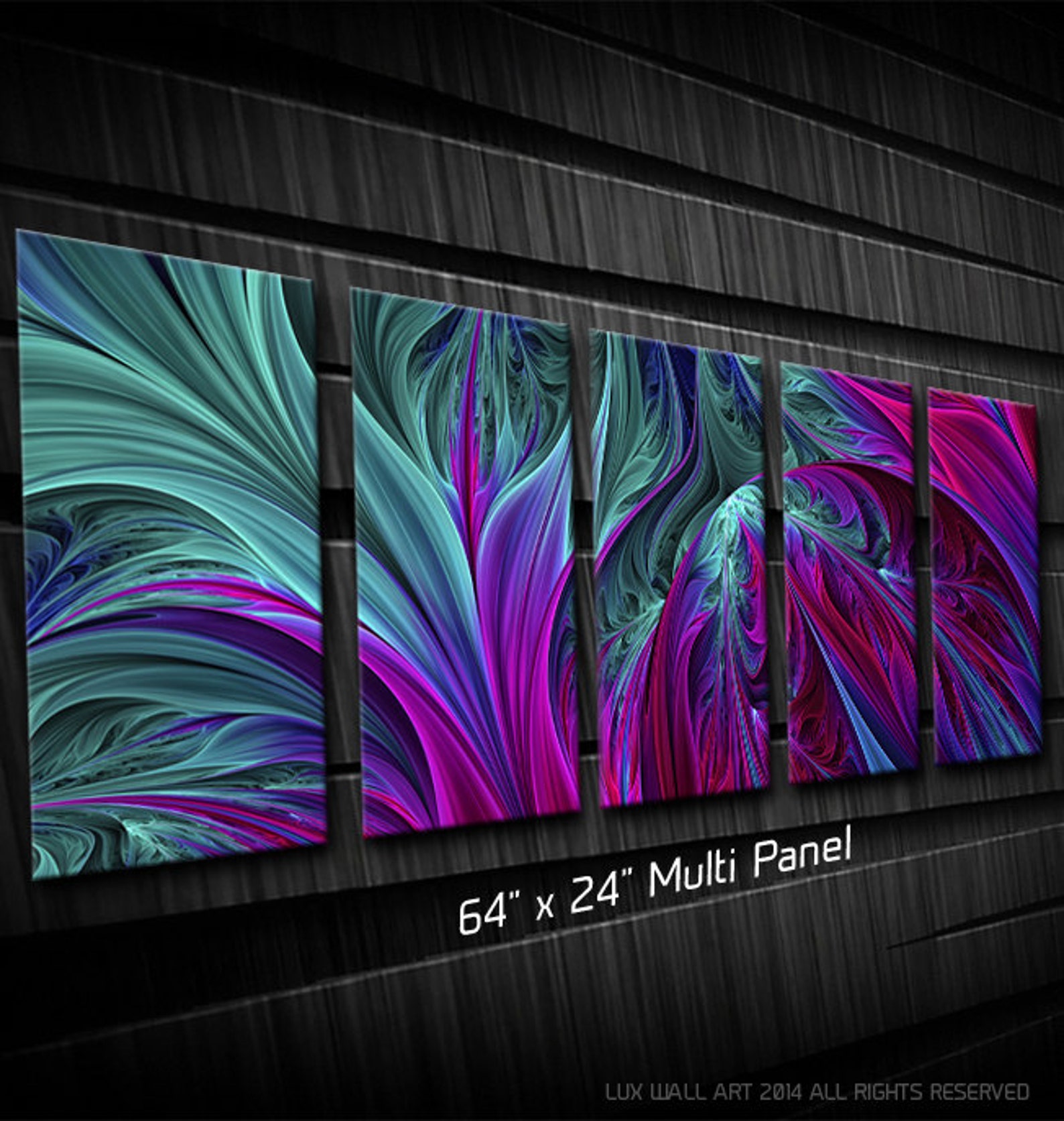 Abstract Metal Wall Art Depths - Etsy