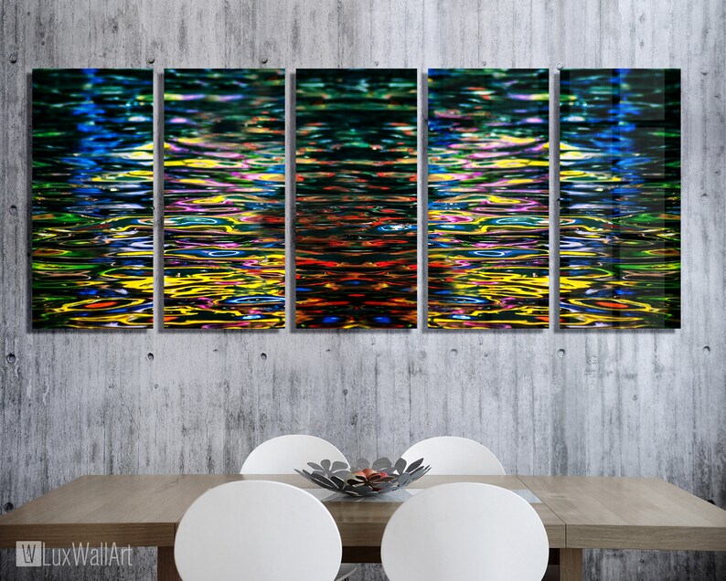 Water Reflection Wall Art Metal Print Decor Ready to Hang - Etsy