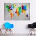 Colorful Paint World Map Wall Art Metal Print Decor Ready to Hang - Etsy