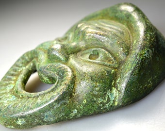 Roman Bronze Mask - Etsy