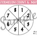 Watermelon Count and Match Activity printable INSTANT DOWNLOAD ...