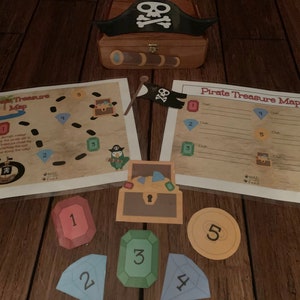 Pirate Treasure Map Activity |INSTANT PRINTABLE DOWNLOAD| Scavenger ...