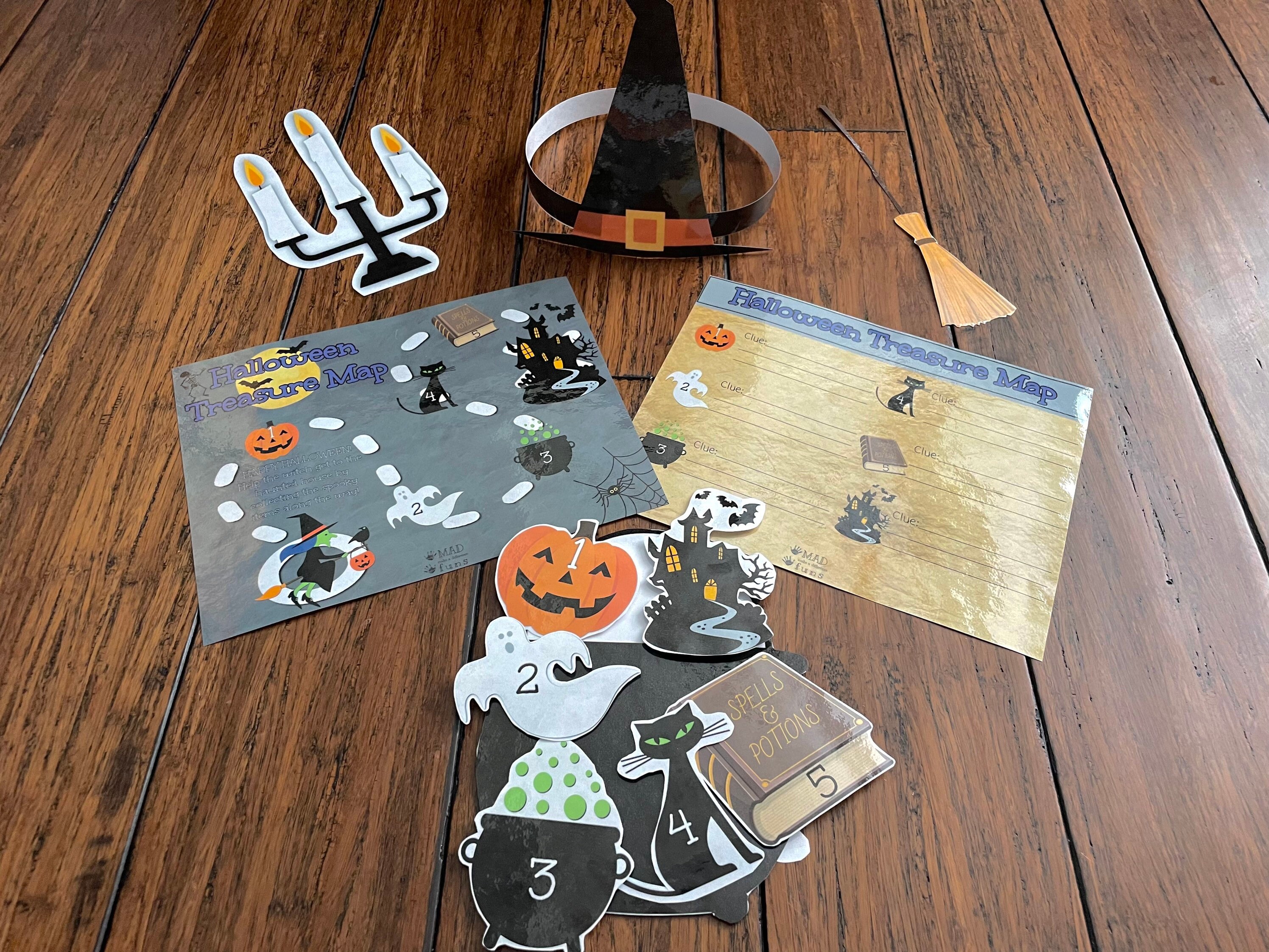 Halloween Treasure Map Activity |INSTANT PRINTABLE DOWNLOAD| Scavenger ...