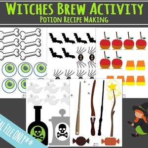 Witches Brew Potion Activity | INSTANT PRINTABLE DOWNLOAD | Halloween ...