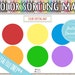 Color Sorting Activity Mat Printable | DIGITAL DOWNLOAD | St Patricks ...