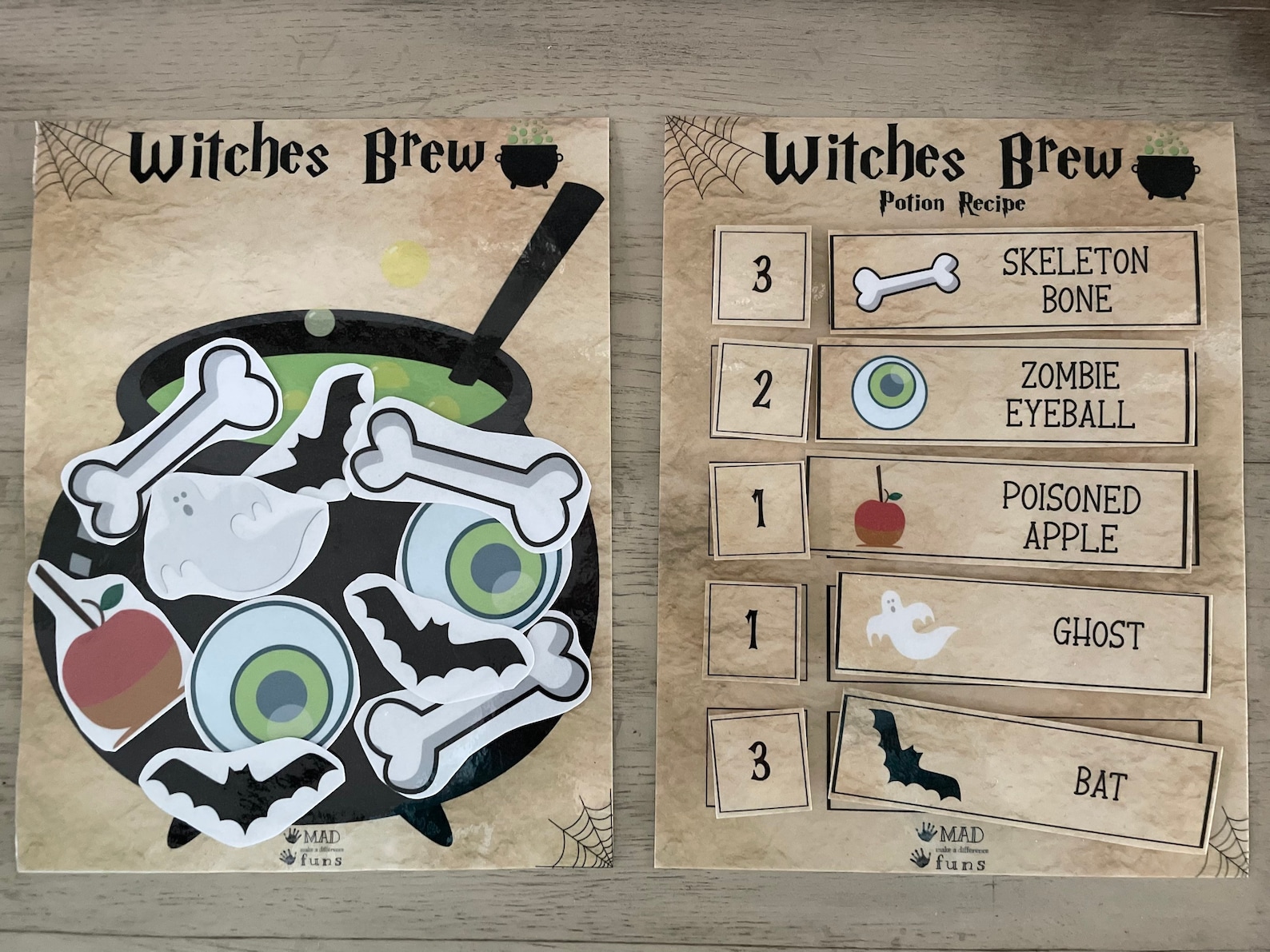 Witches Brew Potion Activity INSTANT PRINTABLE DOWNLOAD - Etsy