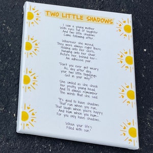 Two Little Shadows Poem Print, OR Three Kids, Four Kids, Five Kids ...