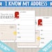 I Know My Address Printable Activity Post Office Play Busy Binder ...