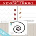 Farm Animal Scissor Skills Printable Activity Busy Binder Worksheet ...