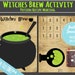 Witches Brew Potion Activity | INSTANT PRINTABLE DOWNLOAD | Halloween ...