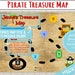 Customized Pirate Treasure Map Activity | Ready SAME Day! | PRINTABLE ...