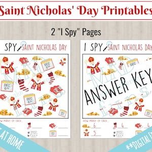 Saint Nicholas Day Printables | St. Nicholas Day Activity | St Nicholas ...