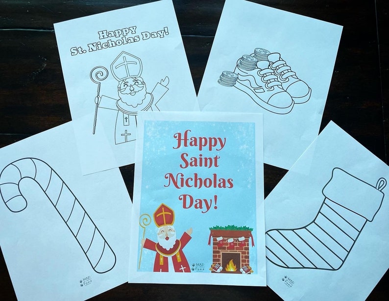 Saint Nicholas Day Printables St. Nicholas Day Activity St - Etsy