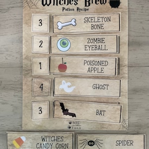 Witches Brew Potion Activity | INSTANT PRINTABLE DOWNLOAD | Halloween ...