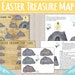 The Meaning of Easter Treasure Map Printable Coloring | Religious ...