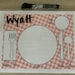 Multicolor Placemat Table Setting Matching Activity INSTANT - Etsy
