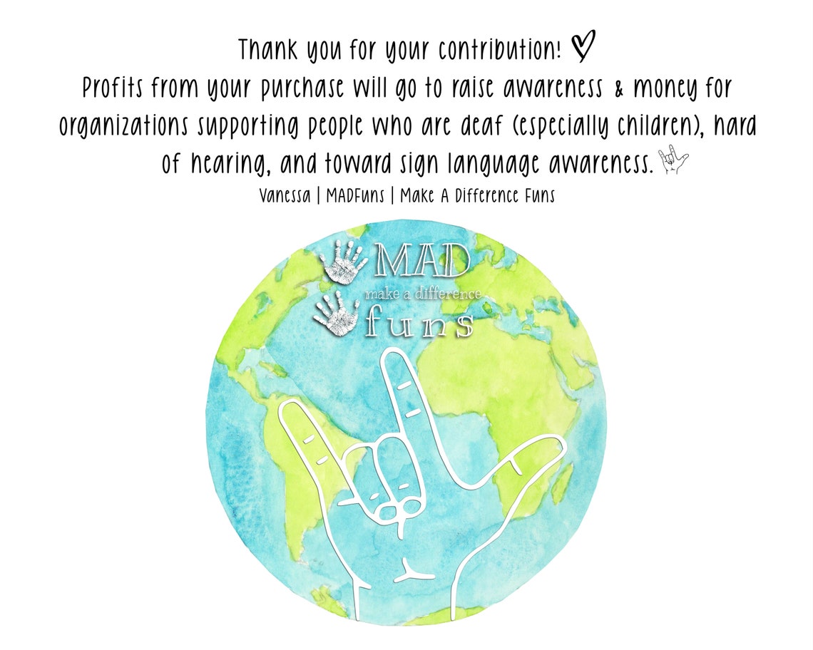 Learn Teach American Sign Language Letter Matching Game ASL | Etsy