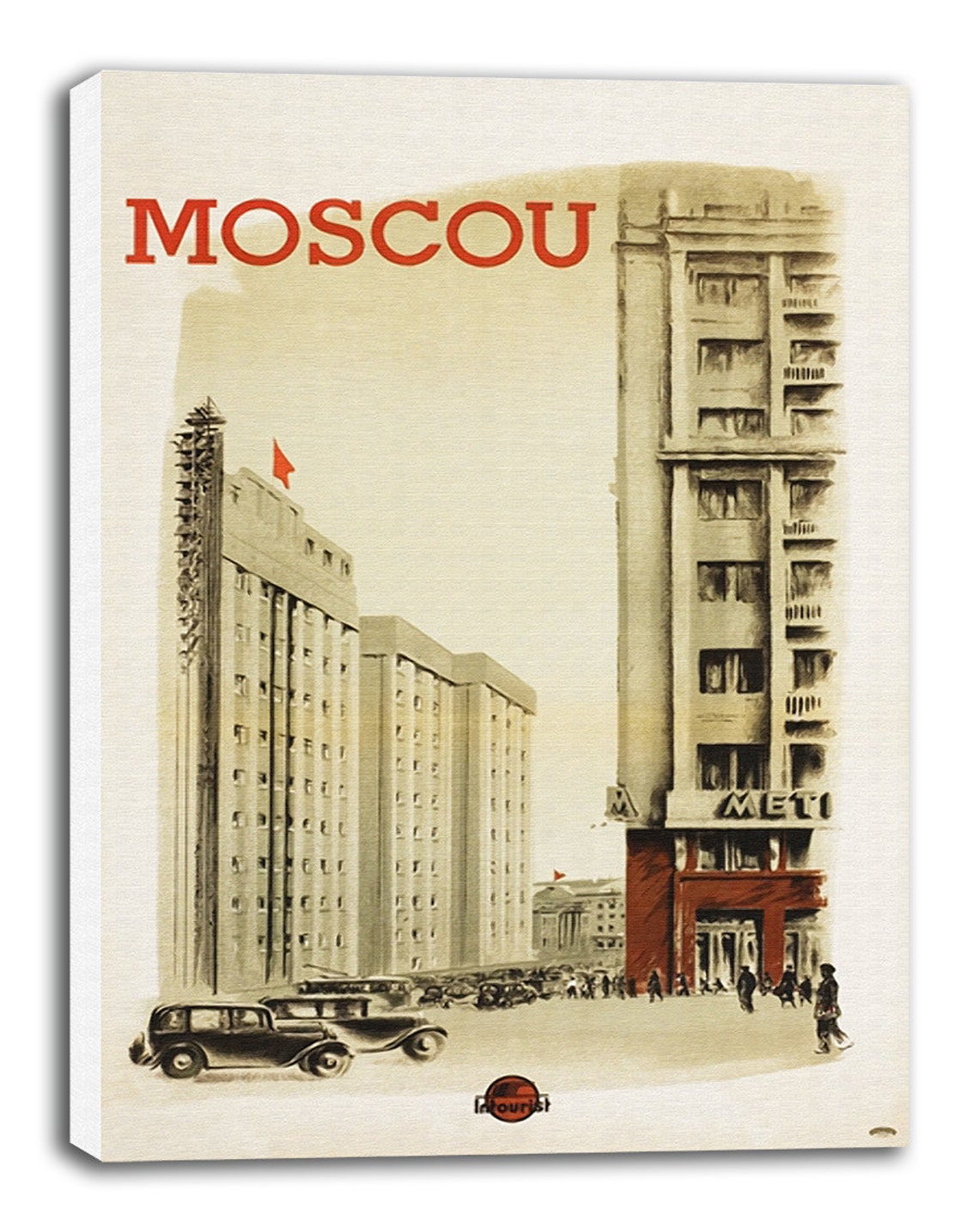Moscow Art Russia Travel Poster Vintage Home Decor Print Retro Xr516 - Etsy