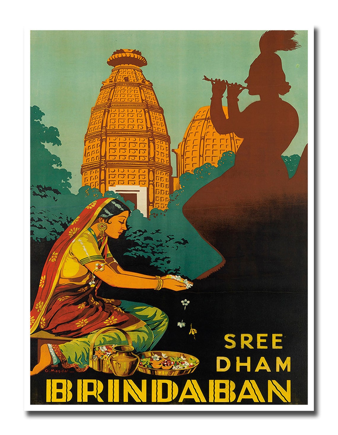 India Art Canvas Travel Poster Print Hanging Wall Decor Xr640 - Etsy