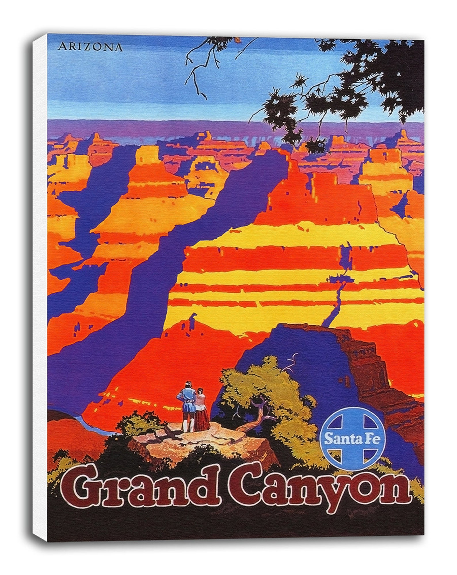 Grand Canyon Art Vintage National Park Poster Retro Home Decor | Etsy