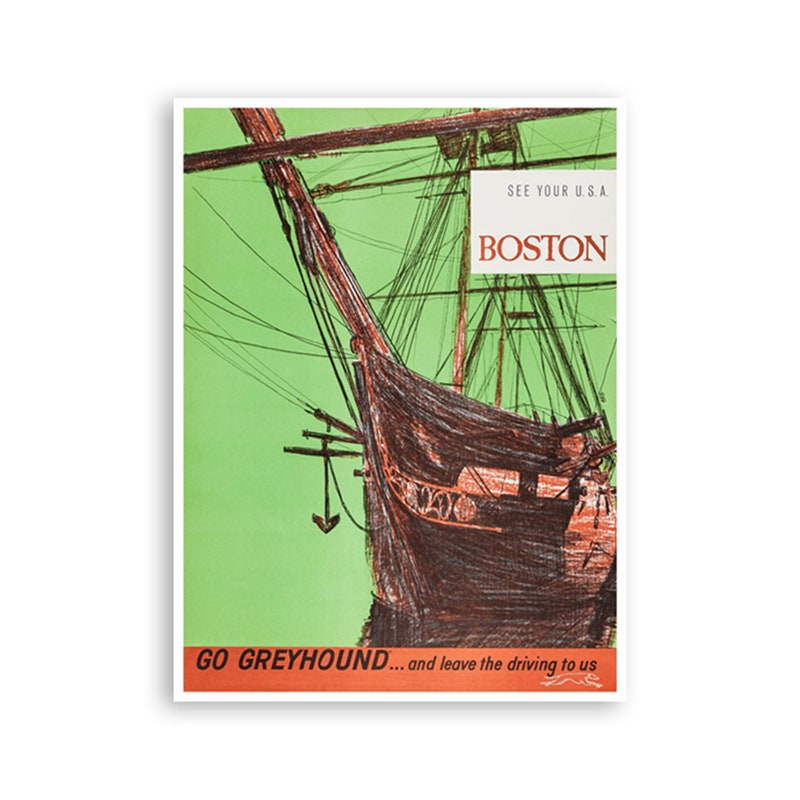 Boston Tea Party Poster - Etsy