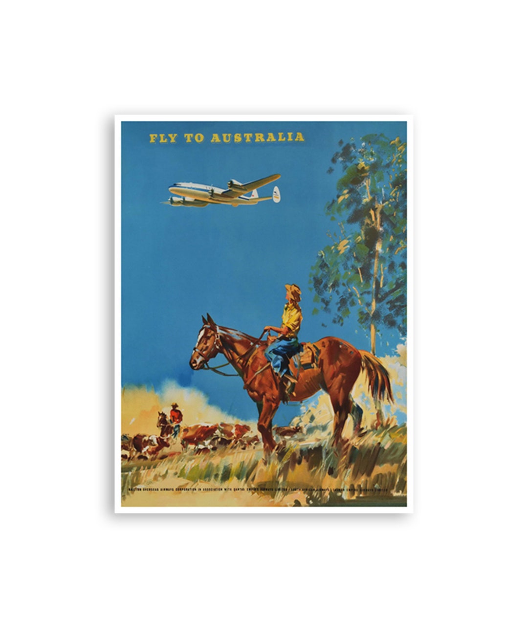 Australia Travel Poster Australian Art Outback Print Xr3065a - Etsy
