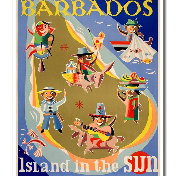 Barbados Art - Etsy