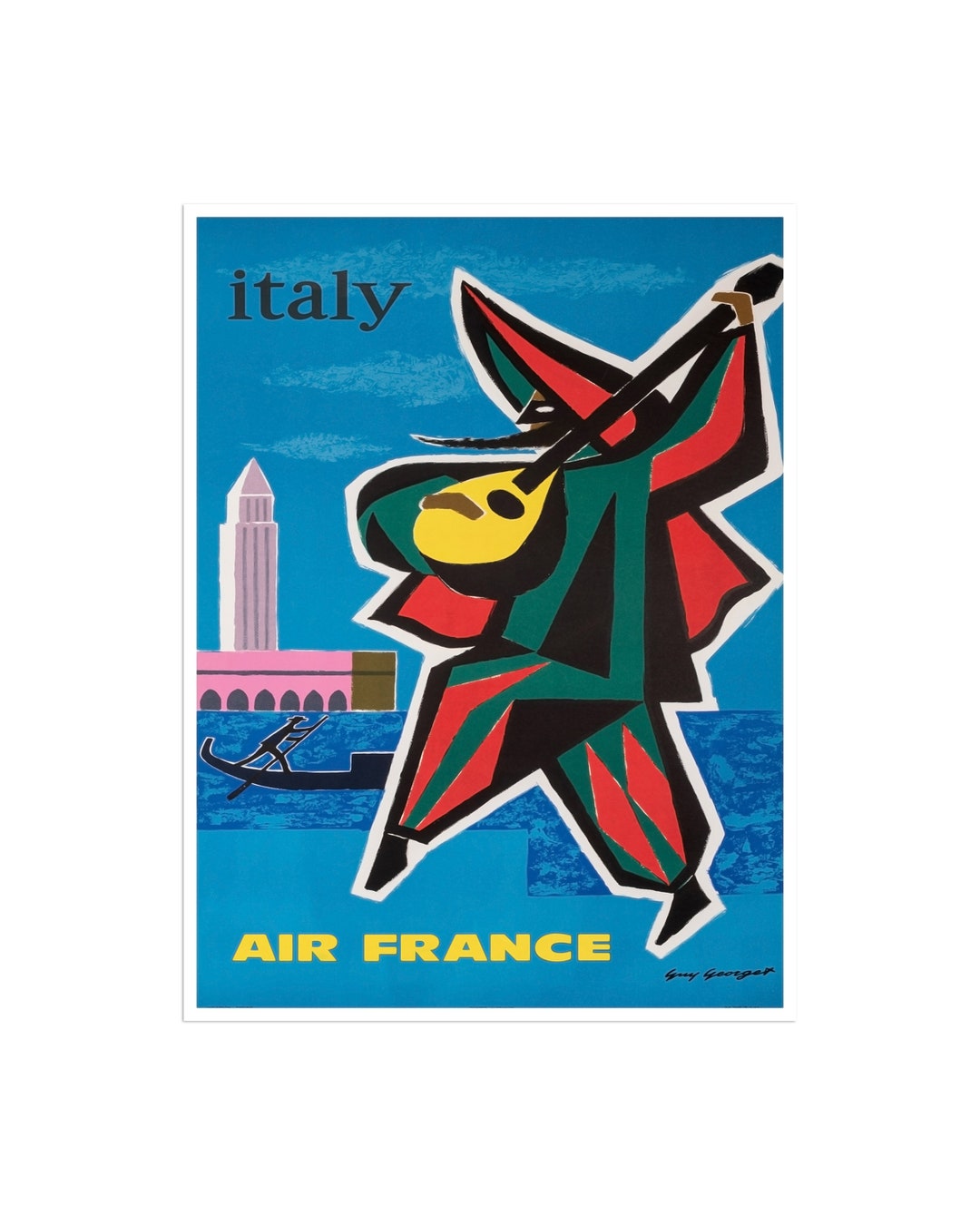 Italy Art Italian Travel Poster Vintage Home Decor Print Retro - Etsy