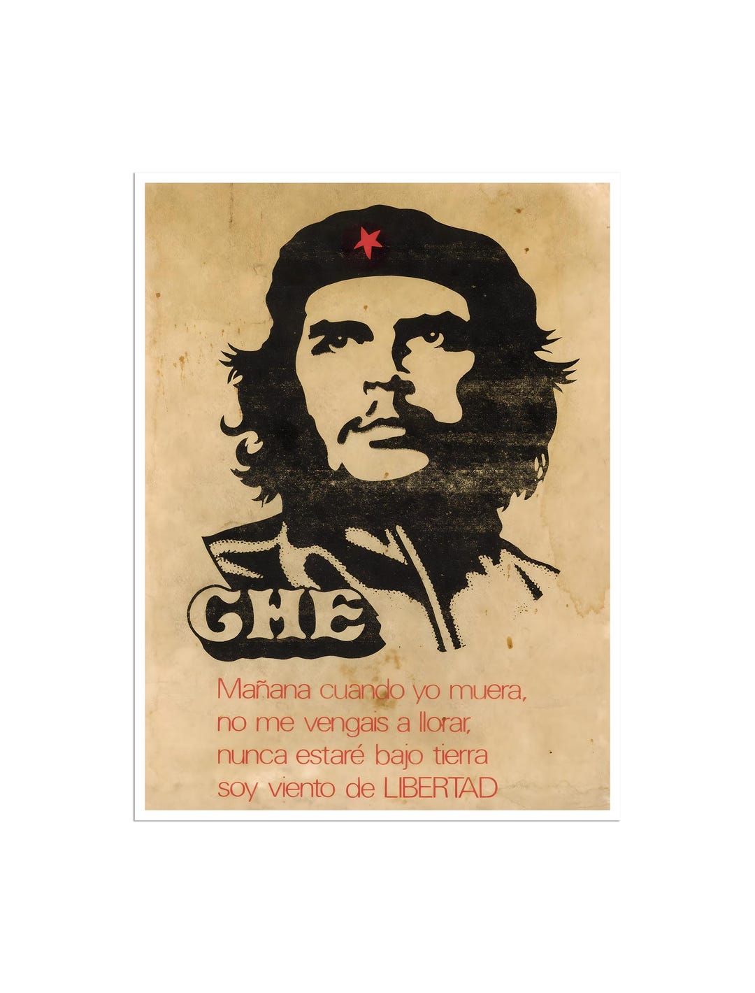 Che Guevara Poster Revolutionary Sign Havana Print Cuba Travel Poster ...