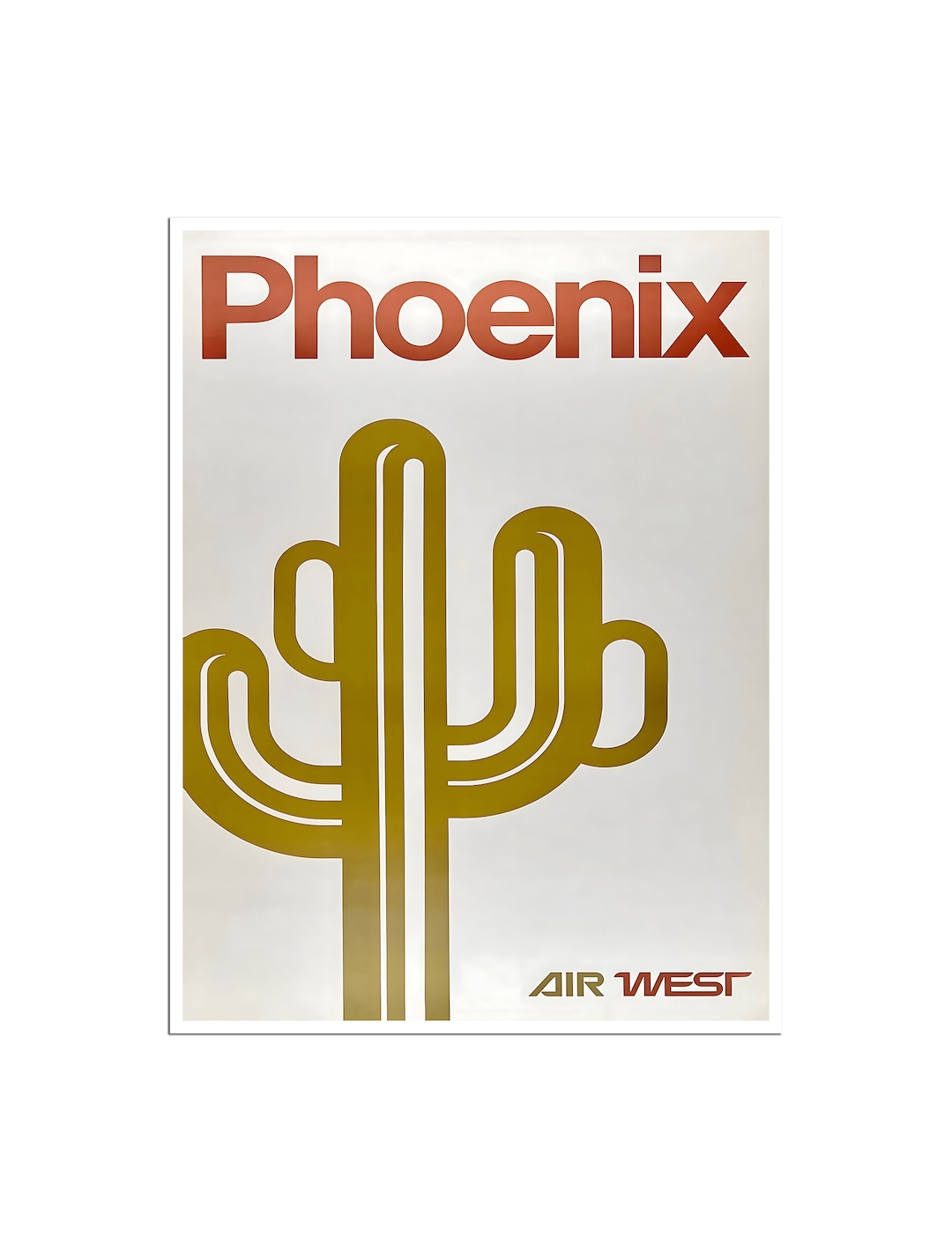 Phoenix Arizona Poster Vintage Print Travel Art Xr4792 - Etsy