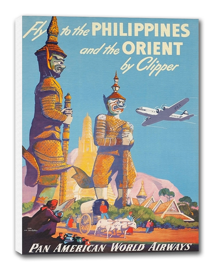 Philippines Art Vintage Travel Poster Retro Home Decor Print | Etsy